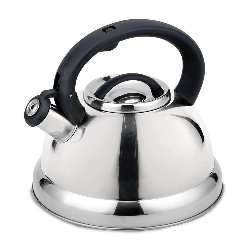 Chaleira Em Aço Inox C Apito Tampa Alça 2,7l Chá Cafébrinox - BRINOX ...