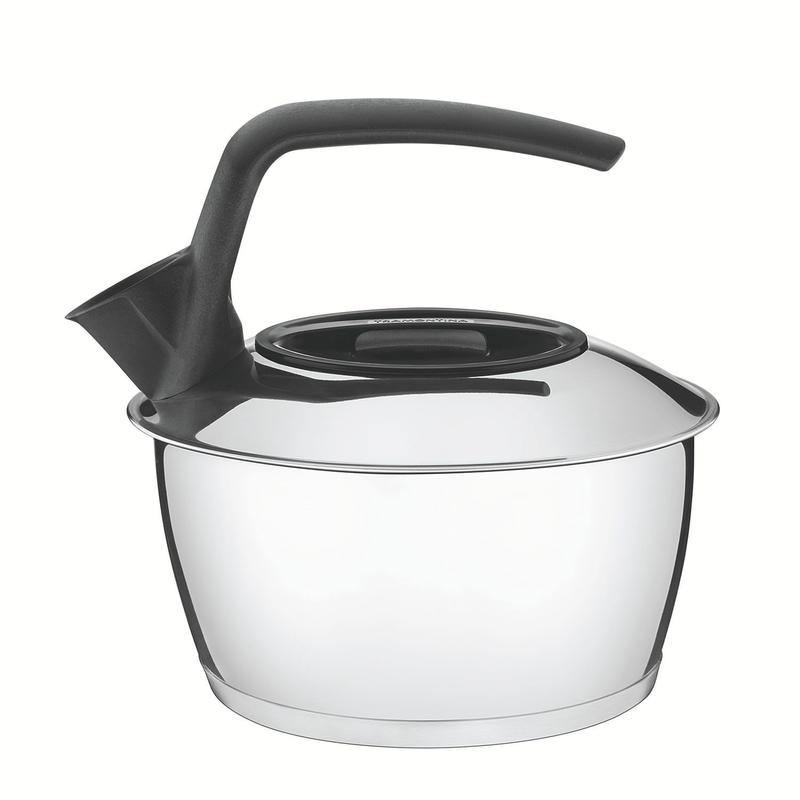 Chaleira em Aço Inox Fundo Triplo com Cabo Chá e Café Preta 1,5L ...