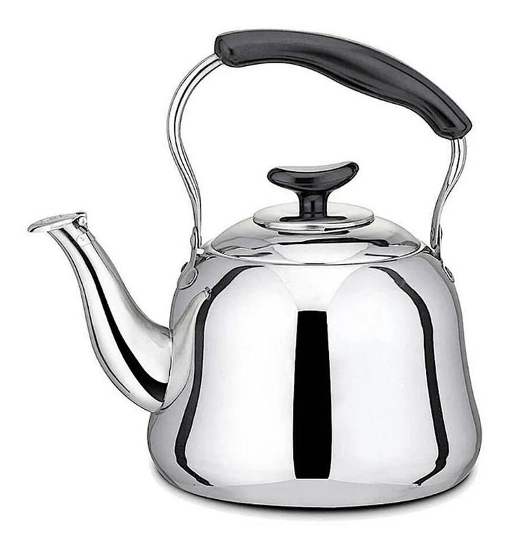 Chaleira Em Inox 4 Litros Com Tampa De Segurança - Ke Home - Ke home ...