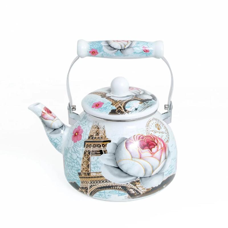 Chaleira Esmaltada sem Apito 2,5 Litros Charm A5 Importadora - Chaleira ...