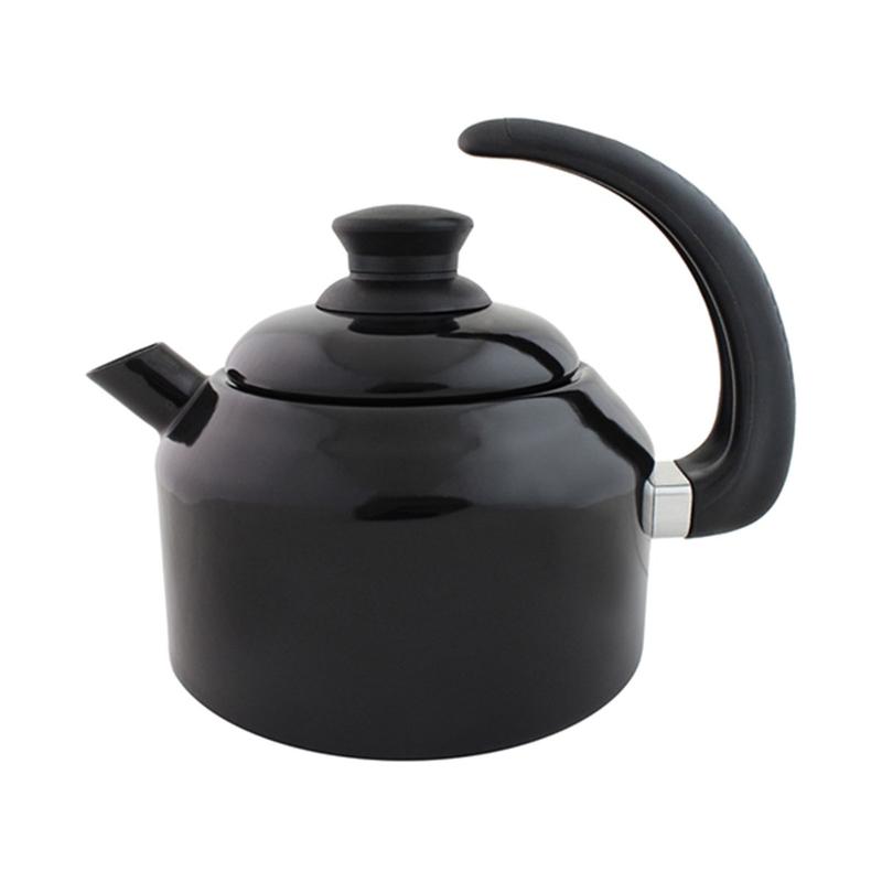 Chaleira Esmaltada Vintage Preto Tradicional 1,5l Com Cabo - Ewel ...