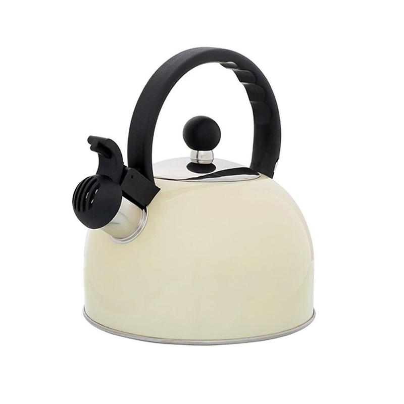 Chaleira Inox C/Apito Bege Hauskraft 2l - CASAROOM - Chaleiras ...