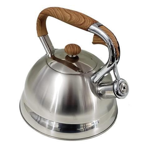 Chaleira Inox com Alça Bambu - Mimo Style - Chaleiras - Magazine Luiza