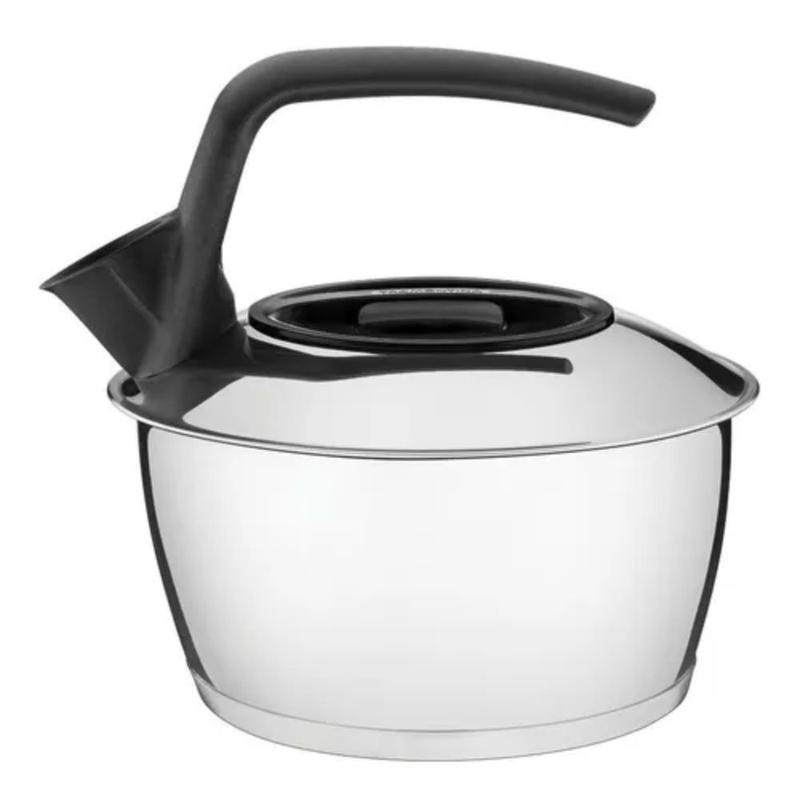 Chaleira Tramontina 1,5L Aço Inox fundo triplo cabo preto - Chaleiras ...