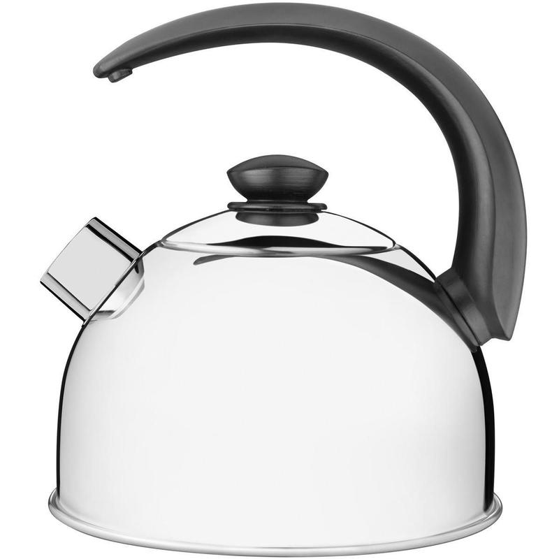 Chaleira Tramontina 2,1 Litros Aço Inox Com Cabo Preto - Chaleiras ...