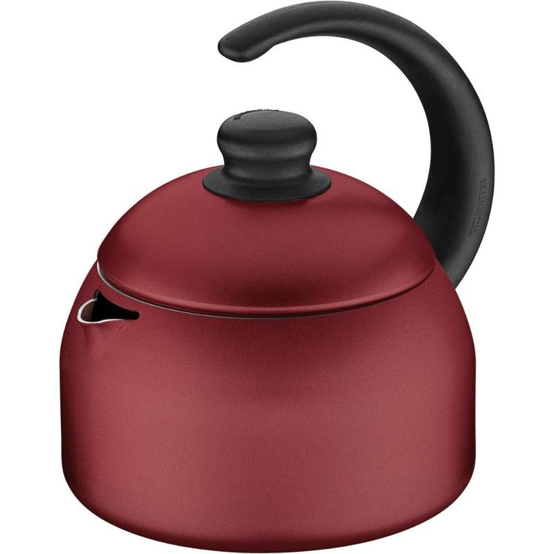 Chaleira Tramontina Antiaderente S/ Apito Paris 1,9L Cereja - Chaleiras ...