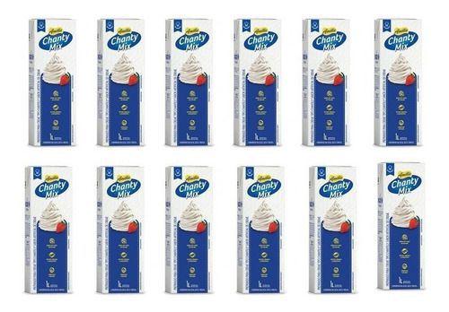 Chantilly Chanty Mix Amélia 1 Litro Vigor Caixa 12 Unidades - Padaria ...