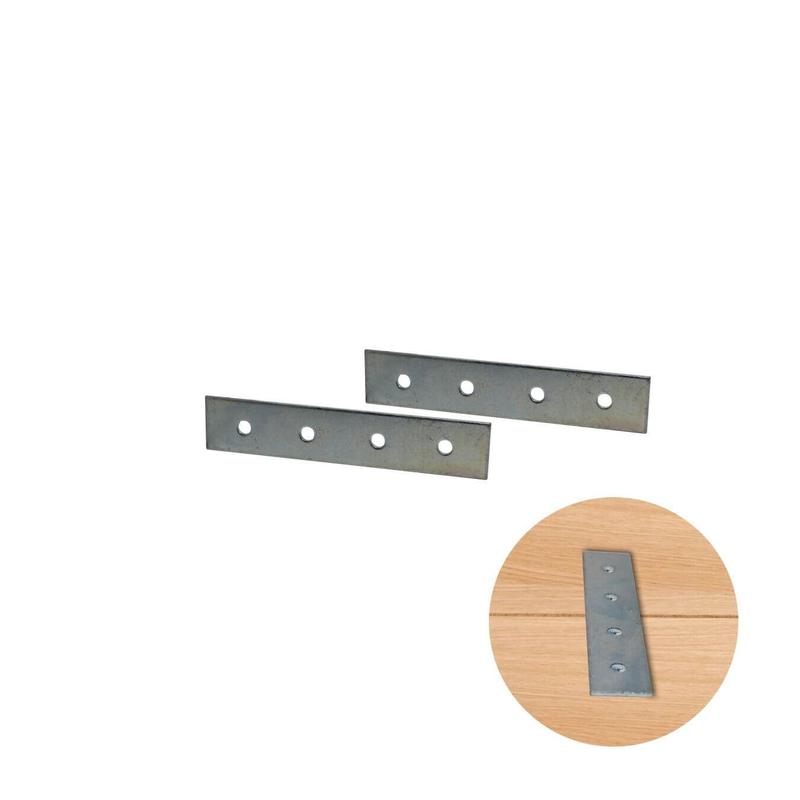 Chapa 20 X 100 Mm Com 4 Furos Em Zinco Branco - Bigfer - Chapa ...