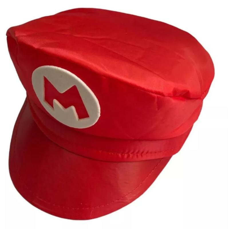 Chapéu Boina do Super Mário Tamanho Infantil Festa Fantasia - Fantasia ...