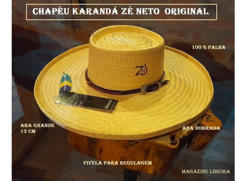 Chapéu Karandá Duplo Campeiro Texas Iv Zé Neto Lançamento - Chapéu ...