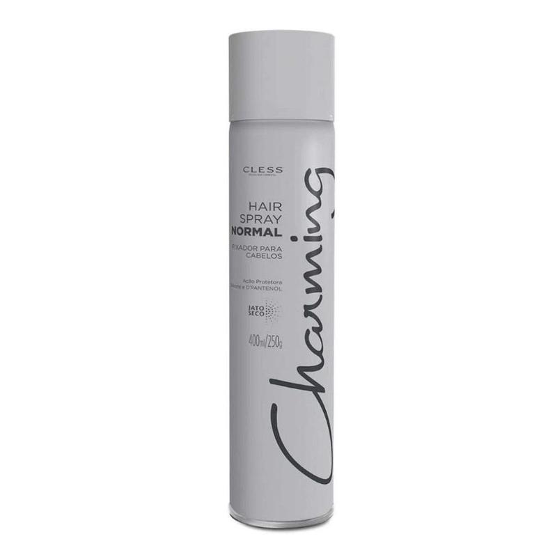 Charming - Hair Spray Jato Seco Fixação Normal 400ml - Modelador e ...