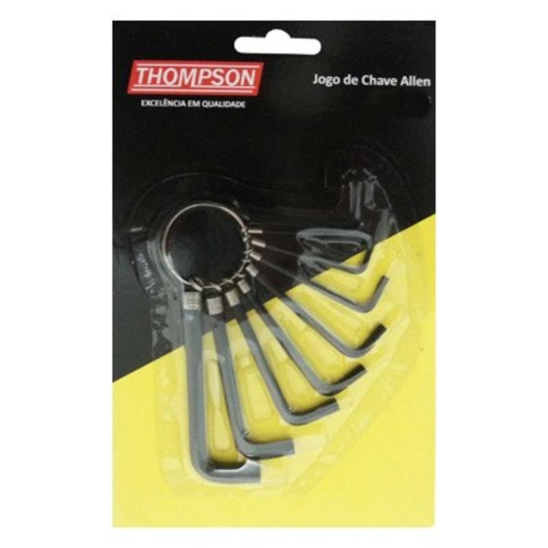 Chave Allen 10 Peças 1,5 A 10mm Thompson - Chave Allen - Magazine Luiza