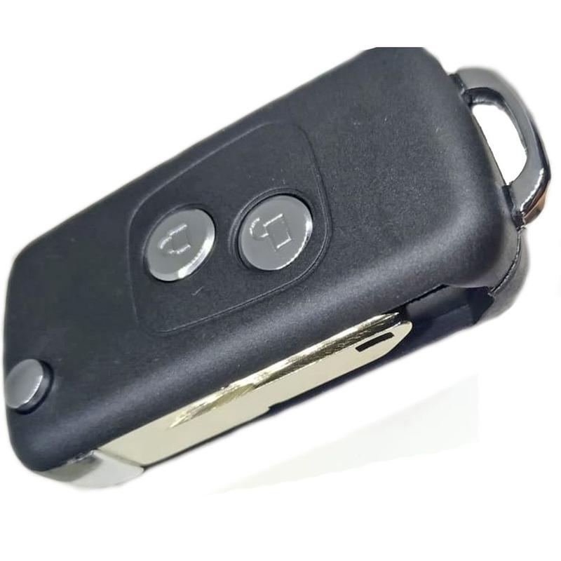 Chave Canivete Carcaça Oca Peugeot 206 207 306 Hoggar 2 Botões Para ...