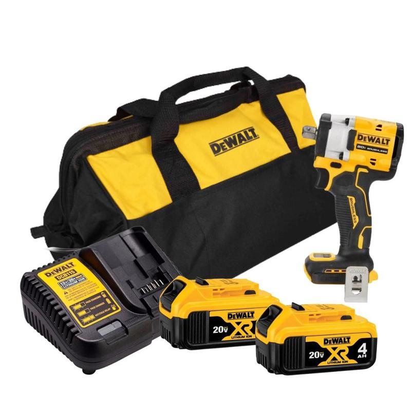 Chave de impacto dcf922 com 2 baterias carregador e bolsa - Dewalt ...