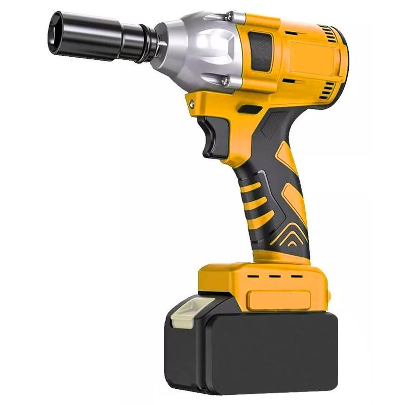 Chave de Impacto Furadeira e Parafusadeira a Bateria 21V com duas ...