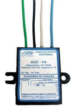 Chave de Partida Eletrônica para Motores - AGC - V-4 - Chave de Partida - Magazine Luiza