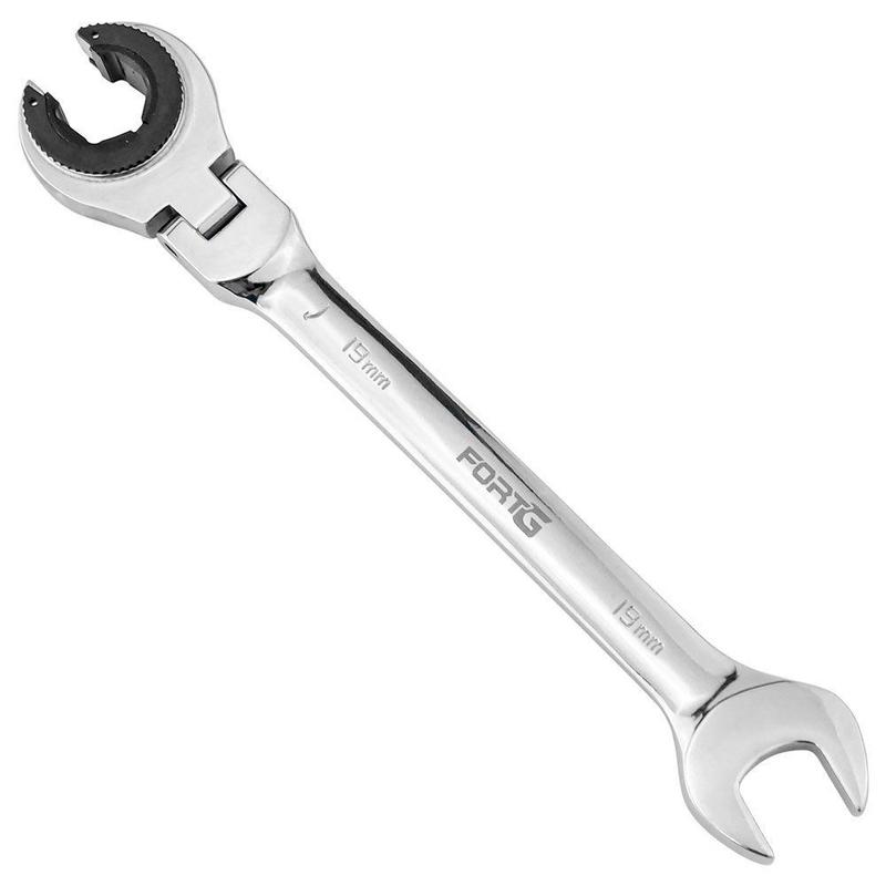 Chave Fixa com Cabeça Móvel e Catraca 19mm - FORTGPRO-FG20023 - Chave ...