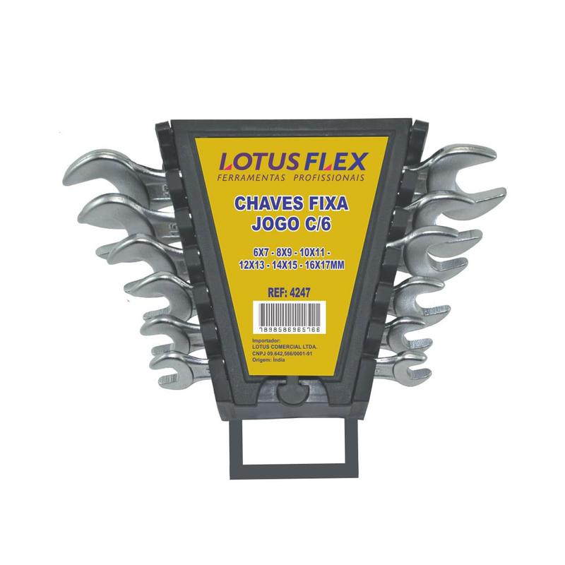 Chave Fixa Jogo 6Pc 6-17 - Lotus - Chave Fixa - Magazine Luiza