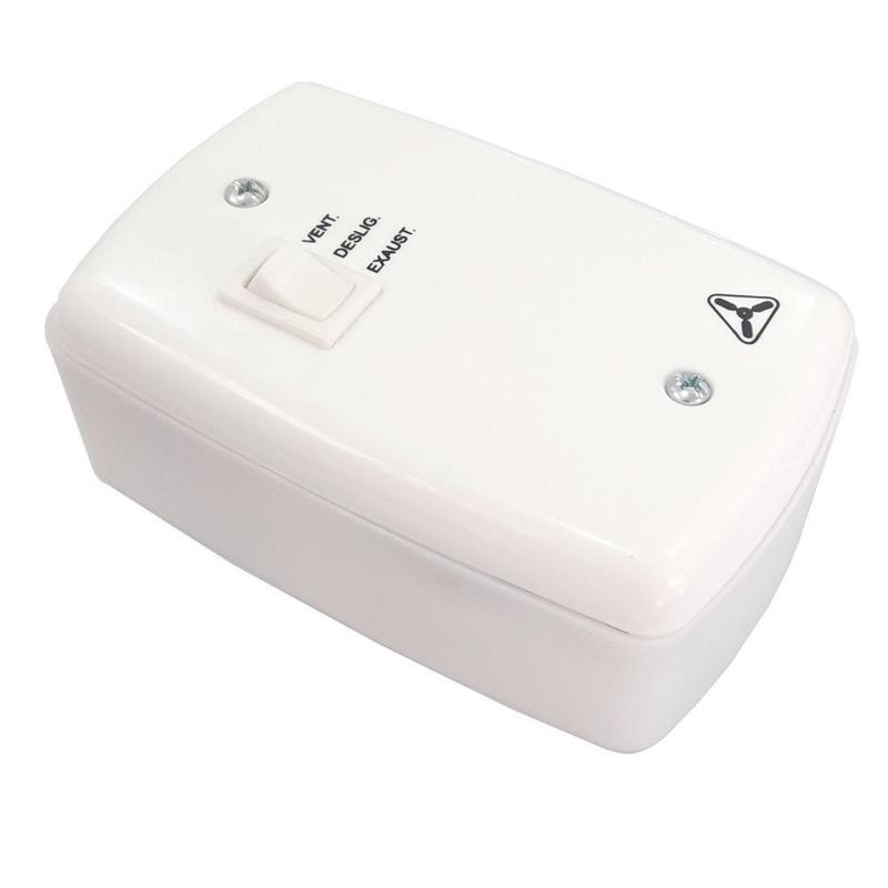 Chave reversora exaustor 40cm 127v 6uf x 250v - VENTI-DELTA - Chave de ...
