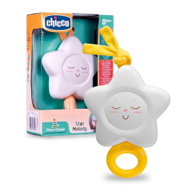 Chicco - brinquedo móbile estrela musical com ruído branco - Móbile e ...