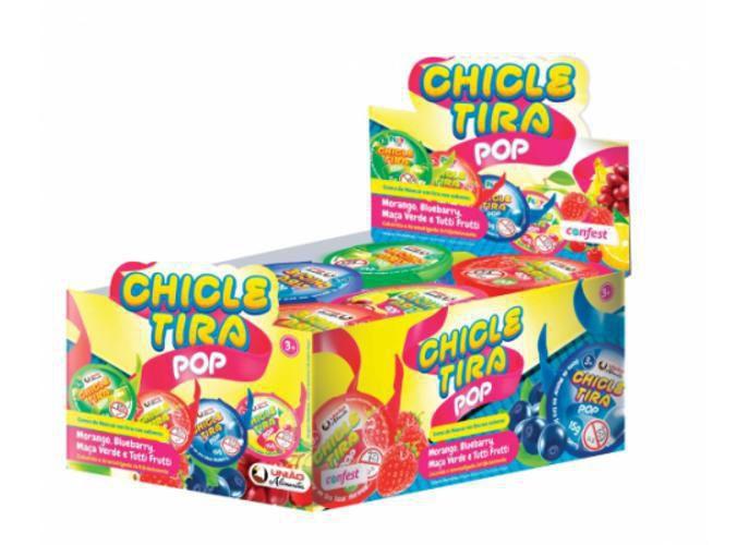Chicle Tira Pop Com 24 Un - Fampar - Chicletes e Gomas - Magazine Luiza