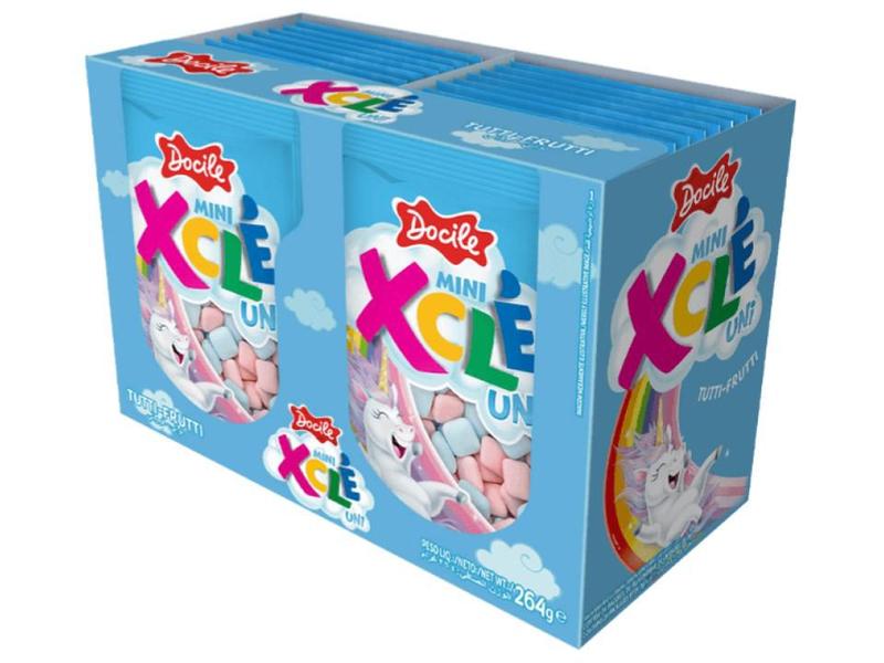Chiclete Unicórnio Mini Xclé 11 g Caixa C/24unid - 264g - Docile ...