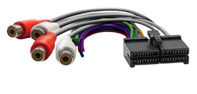 Chicote Automotivo Conector Som Sadio dvd pioneer +amp h-buster - Som ...