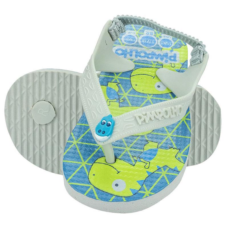 Chinelo Bebê Infantil c/Elástico Pimpolho Menino Tam 17 a 23 - Chinelo ...