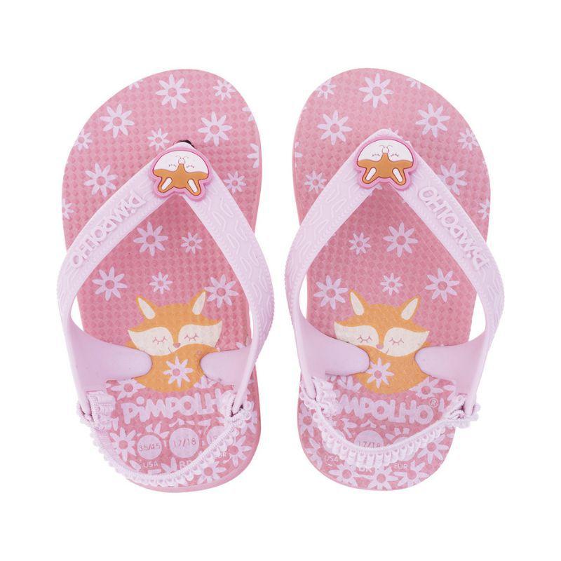 Chinelo Bebê Infantil com Elástico Pimpolho Menina - Chinelo para Bebês ...