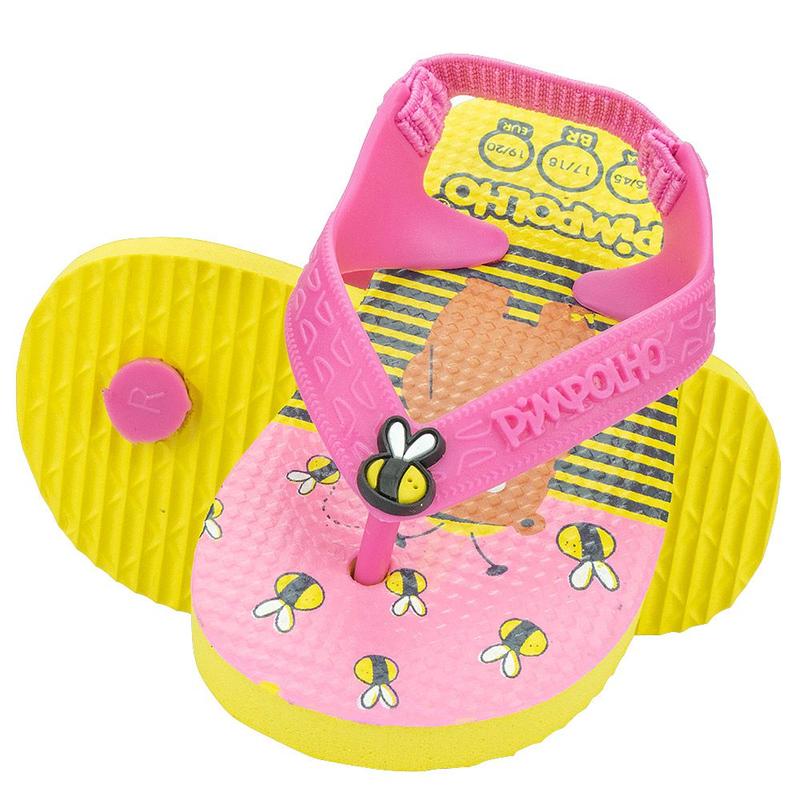 Chinelo Bebê Infantil com Elástico Pimpolho Menina - Chinelo para Bebês ...