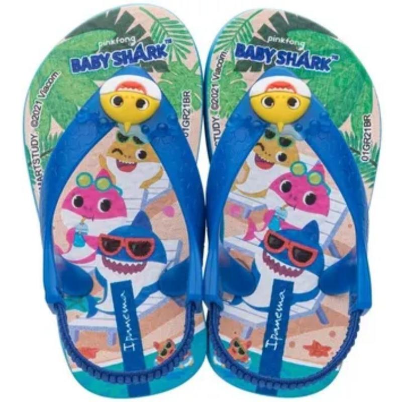 Chinelo Bebê Ipanema Baby Shark com Elástico Vários Modelos - Chinelo ...