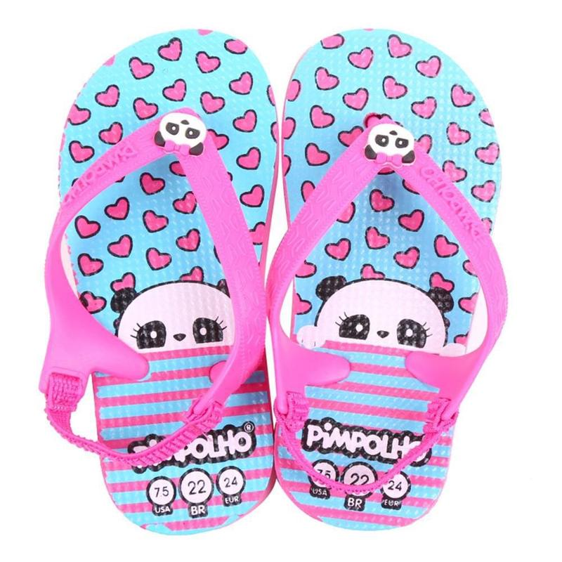 Chinelo Bebê Pimpolho Panda Com Elástico Feminino - Chinelo para Bebês ...