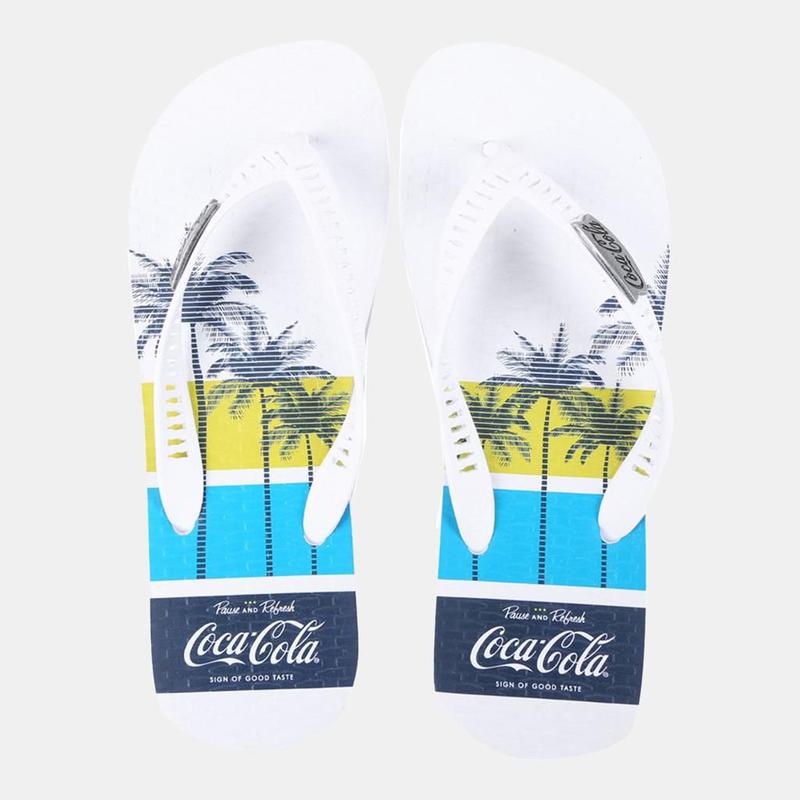 Chinelo Coca Cola Mani Branco - Chinelo Masculino - Magazine Luiza
