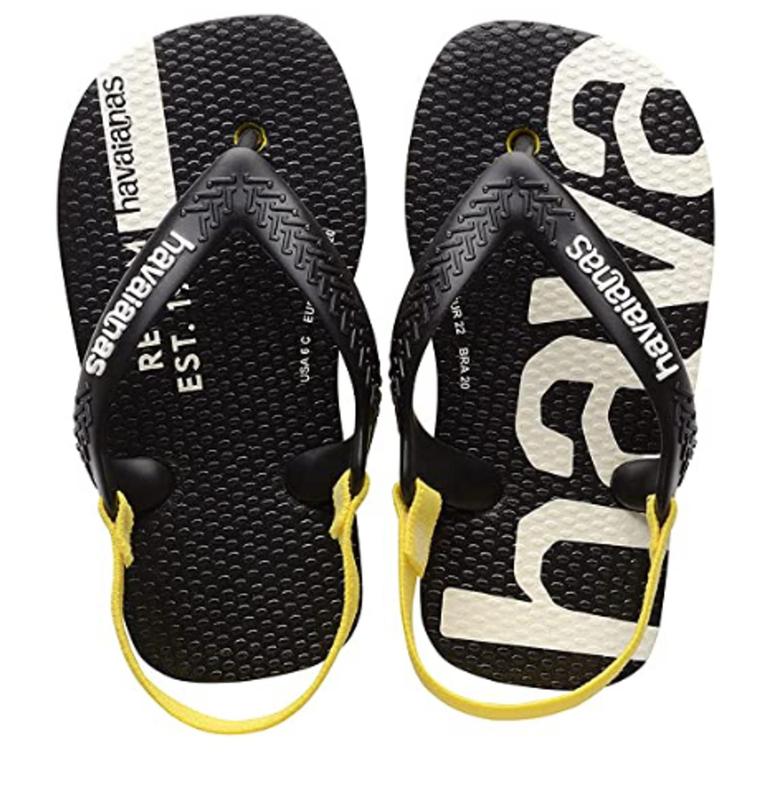 Chinelo Havaianas Baby Logomania Com Elastico - Chinelo para Bebês ...