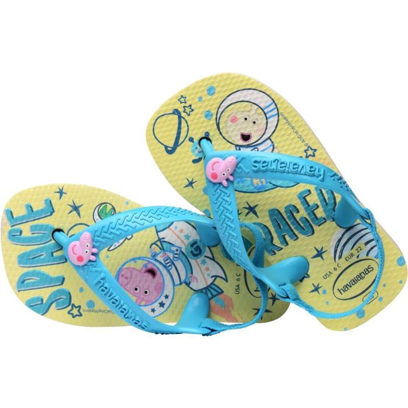 Chinelo havaianas infantil peppa pig baby 20 bege palha - Chinelo para ...