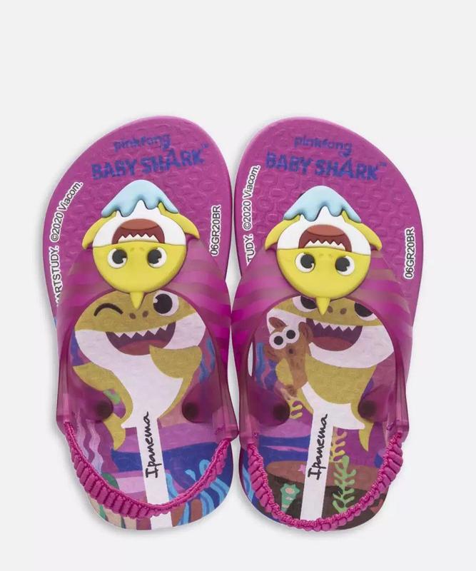 Chinelo Infantil Baby Shark Ipanema Kids Rosa - Chinelo para Bebês ...