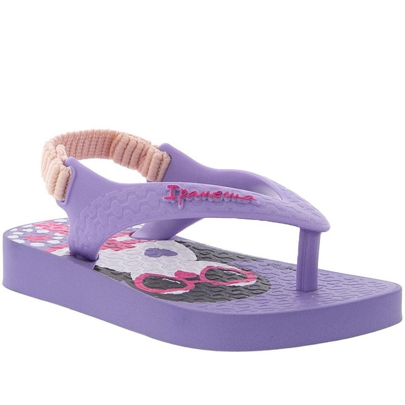 Chinelo Infantil Ipanema Baby Pinguim Lilás - Chinelo para Bebês ...
