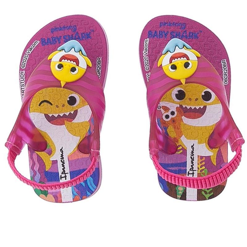 Chinelo Infantil Ipanema Baby Shark Rosa - Chinelo para Bebês ...