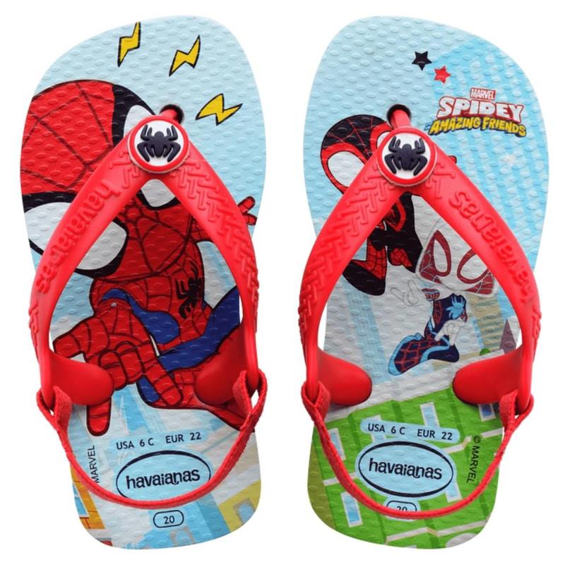 Chinelo Infantil Masculino Com Elástico Sandália de dedo para Bebe ...