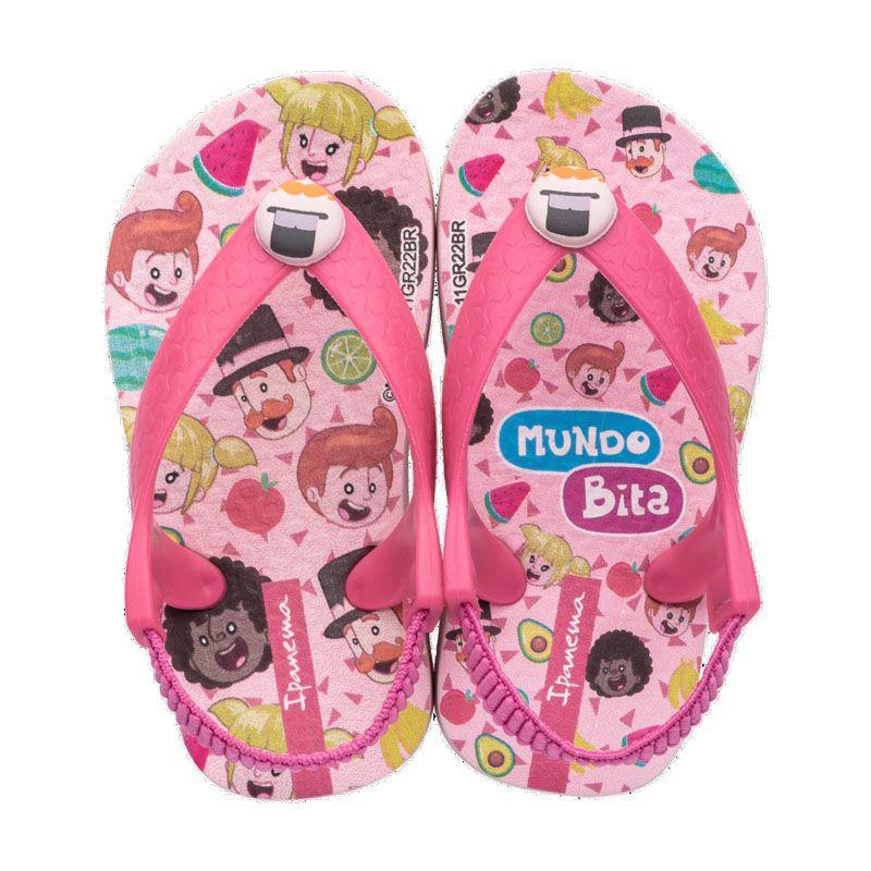 Chinelo Ipanema Baby Mundo Bita - Produto Original - Chinelo para Bebês ...