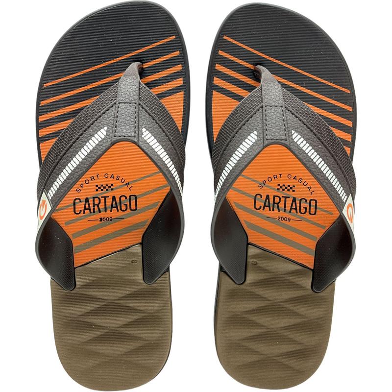 Chinelo Masculino Cartago Dallas Confort Tira Larga Original - Chinelo ...