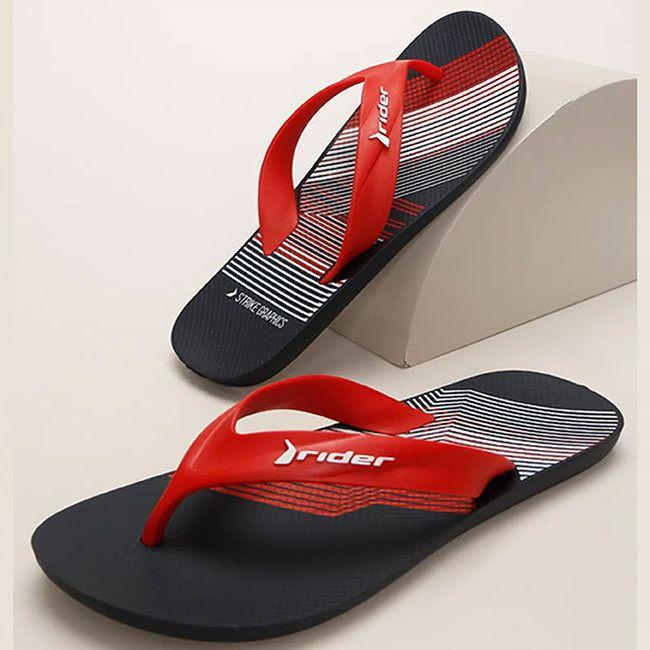 Chinelo Masculino Rider Strike Graphics Azul Vermelho - Chinelo ...