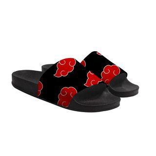 Chinelo Slide Sandalia Anime Naruto Akatsuki Nuvens Vermelhas Uchiha ...