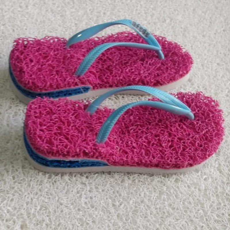 chinelos Apaju, Capacho com borracha ortopédica esporão e anti stress ...