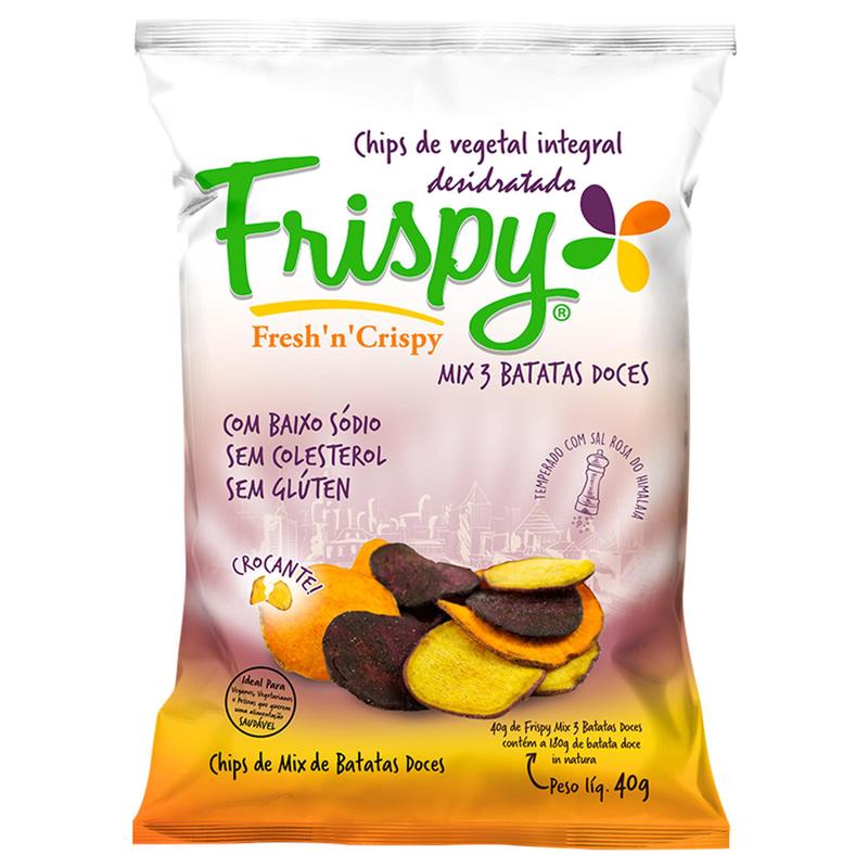 Chips mix de 03 batatas doces Frispy integral 40g - FRISPY FRESH'N ...