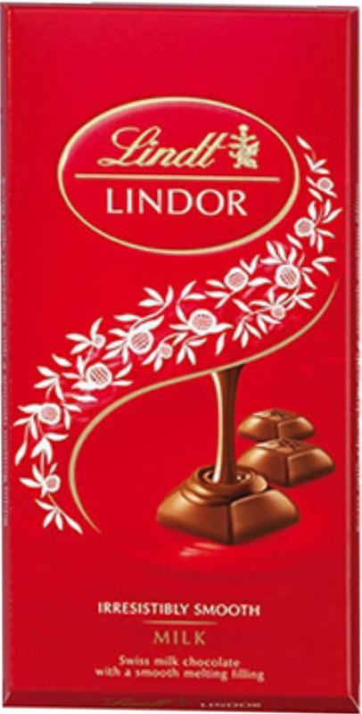 Choc lindt lindor milk 100g - Chocolate / Barra de Chocolate - Magazine ...