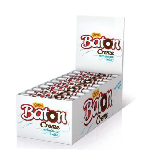 Chocolate Baton Creme Caixa Com 30 Unids de 16g - Garoto - Chocolate ...