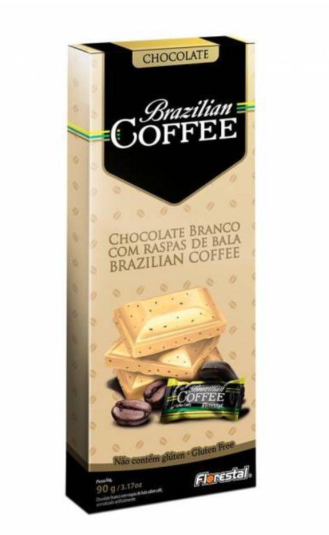 Chocolate Brazilian Coffee Branco 90g - Florestal - Balas - Magazine Luiza