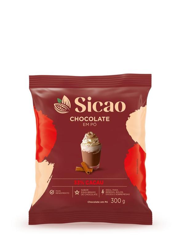 Chocolate em Pó Sicao 33% - 300 g - Sicao - Chocolate em pó - Magazine Luiza