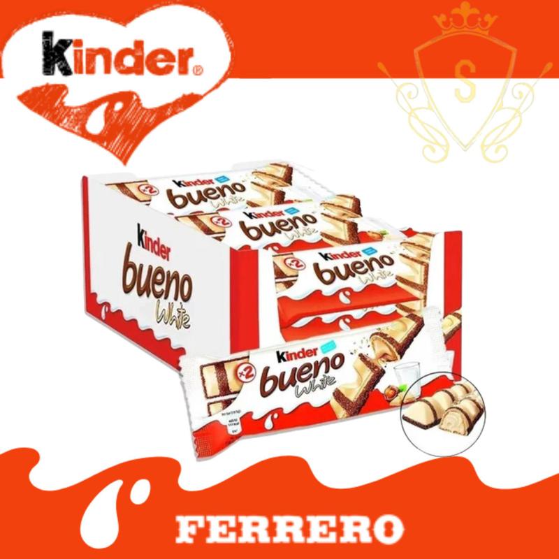 Chocolate Kinder Bueno White 39g - Drop C/15Unidades - Ferrero ...